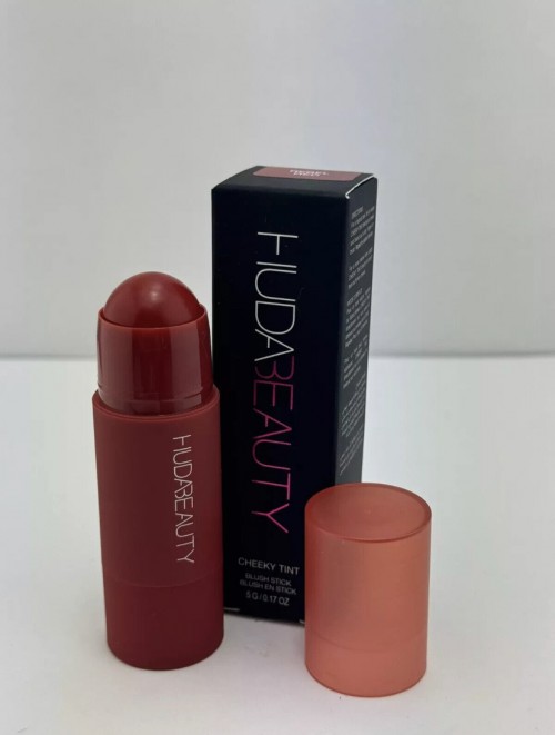 Huda Beauty Cheeky Tint Blush Stick Rebel Red Creamy Finish 5g - Naris ...
